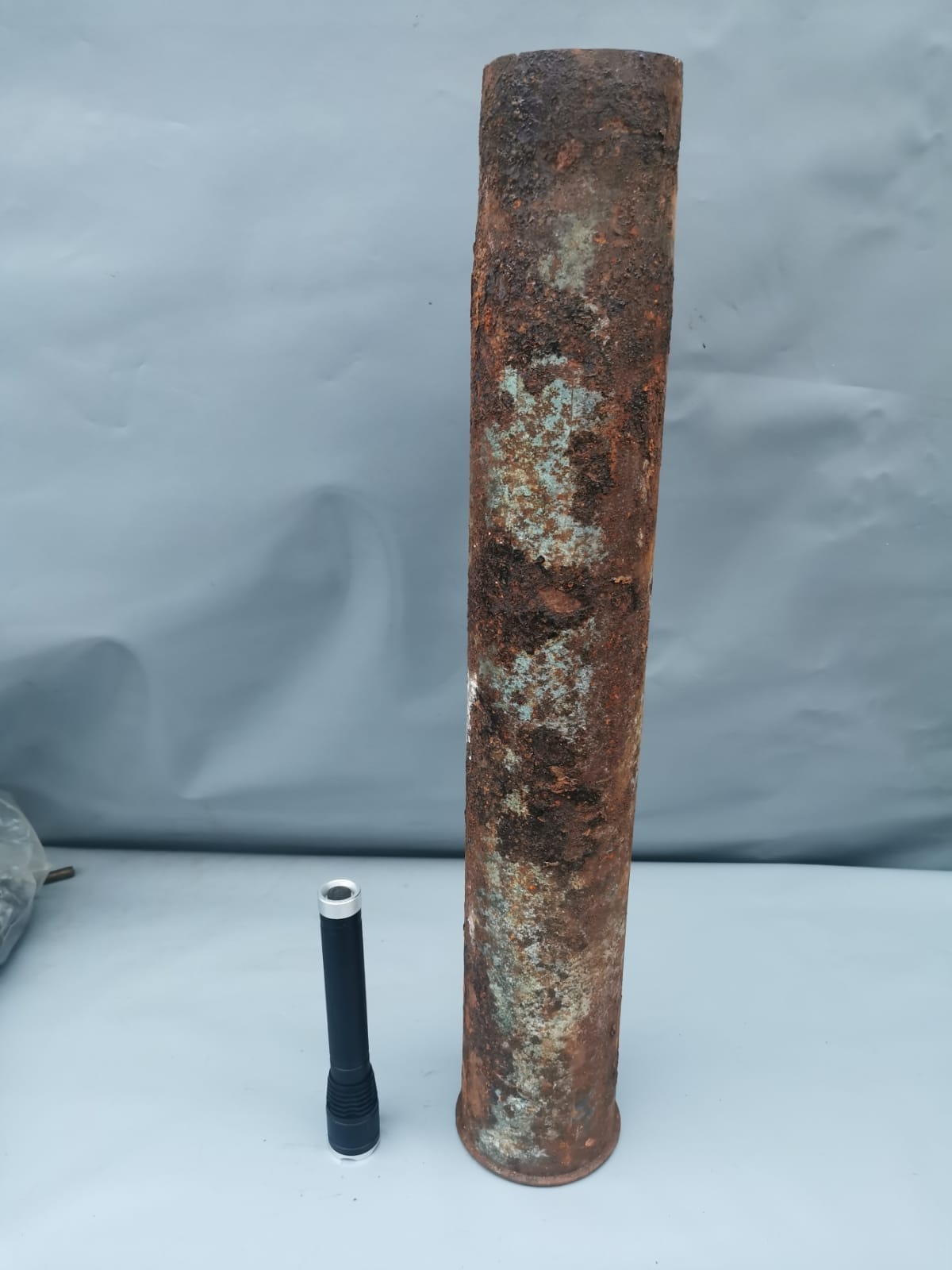 ww2 German 10,5cm flak shell - Total Relics