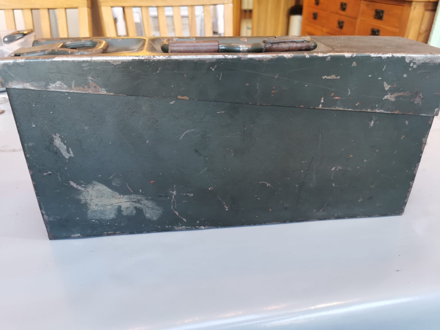 ww2 German steel mg ammo box - Total Relics