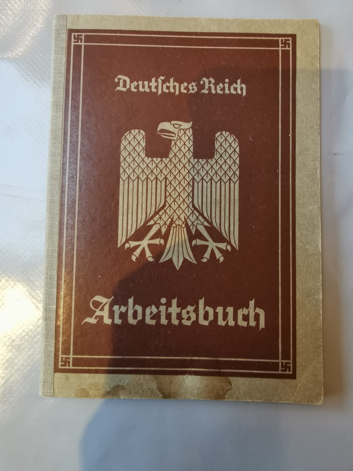 ww2 German Arbeitsbuch book - Total Relics