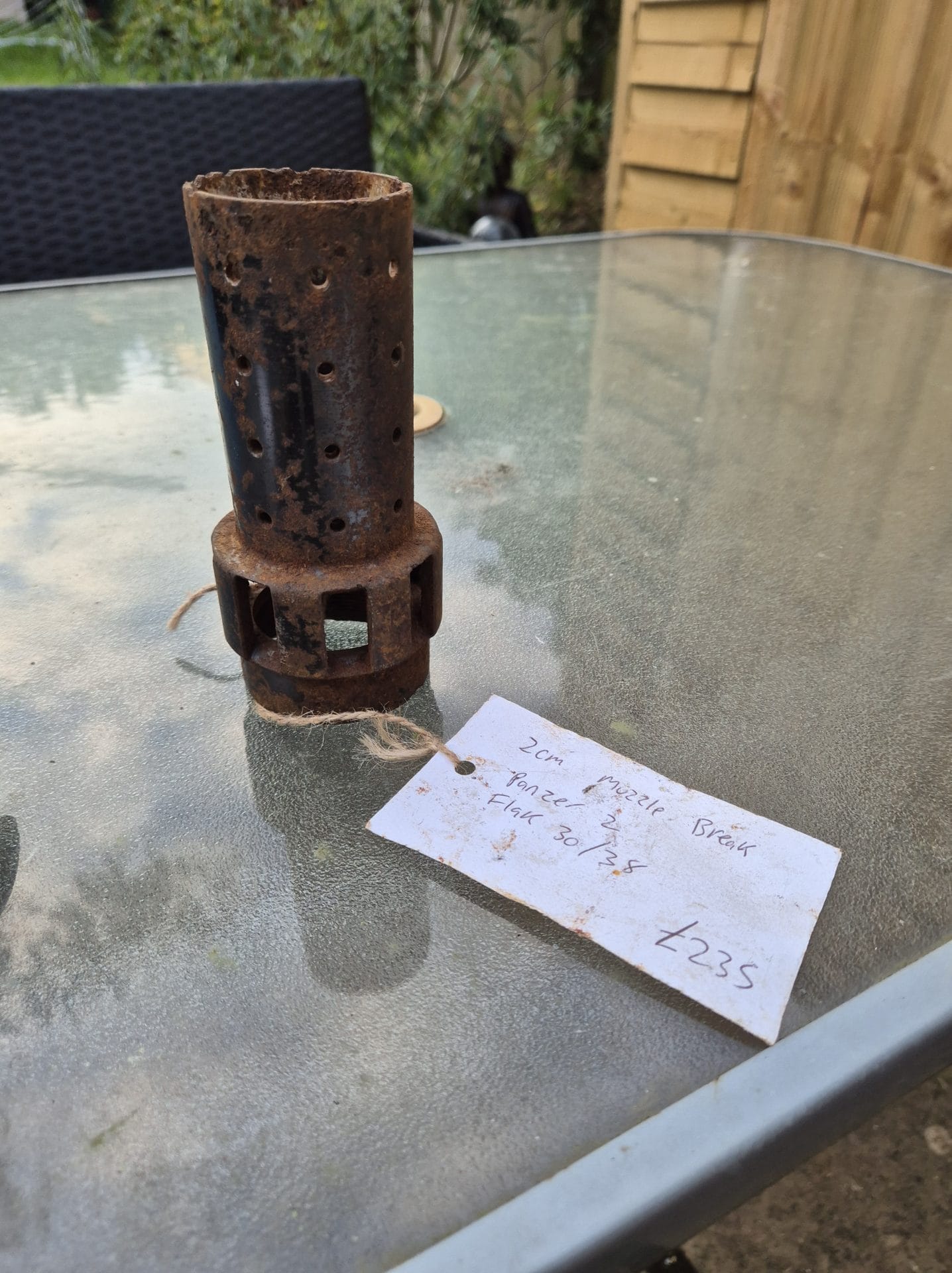 ww2 German 2cm flak muzzle break - Total Relics